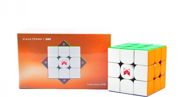 XMD - 3x3x3 - 魔方格 風四代 Tornado v4 旗艦版 黑核特製版